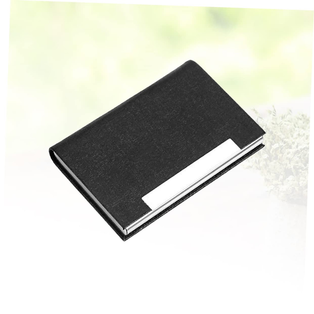 Tofficu 3pcs Business Wallet Name Holder Stainless Steel Case Holder for Business