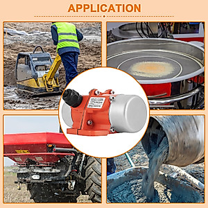 JIAWANSHUN 30W Small Concrete Vibrator Screen, Vibration Motor with Speed Controller and US Plug, Waterproof Vibrating Motor Single Phase AC 110V 3600RPM For Sand Shaking Table