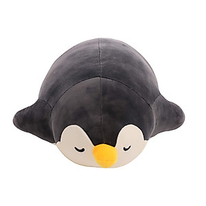 DENTRUN Penguin Stuffed Animals Bulk, Cute Penguin Plush Doll Play Toys for Kids Girls Boys Adults Birthday Xmas Halloween Present Adorable Soft Plushies, 12.20/18.11/22.44/25.98 Inchs, Blue, Black