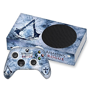 Head Case Designs Officially Licensed Assassin's Creed Glacier Logo Rogue Key Art Vinyl Sticker Gaming Skin Decal Cover Compatible With Xbox Series S Console and Controller Bundle
