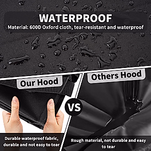 Window Air Conditioner Cover fits Midea U-shaped AC Covers Outside Units 21.4x13.4x13.8 inch Waterproof Dustproof Outdoor AC Cover