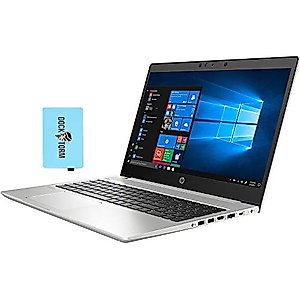 HP ProBook 450 G7 Home and Business Laptop (Intel i5-10210U 4-Core, 8GB RAM, 256GB PCIe SSD + 1TB HDD, Intel UHD Graphics, 15.6" HD (1366x768), WiFi, Bluetooth, Webcam, Win 10 Pro) with Hub