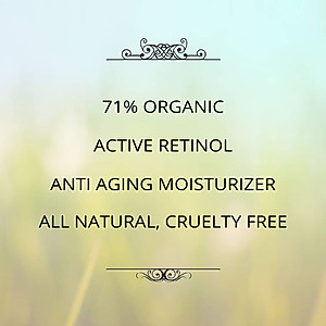 Essence of Arcadia Retinol Moisturizer Cream 2.5% for Face & Eye Area - Anti-Aging Formula with Hyaluronic Acid, Vitamin E, Green Tea - 1.7 Fl Oz