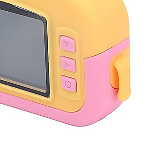 Kids Digital Camera, 600mAh Rechargeable Lithium Battery Multifuction Automatic Shutdown Camera for Kids for Kids Gifts for 4 Year Old Boy(Pink)
