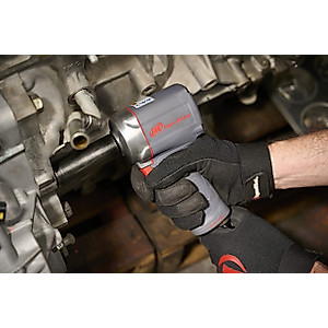Ingersoll Rand 36QMAX 1/2" Short Drive, Air Impact Wrench, Quiet, Ultra Compact, 640 ft-lbs Nut-busting Torque, Maintenance Duty, Pistol Grip, Standard Anvil