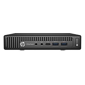 HP EliteDesk 800 65W G2 Business Mini PC Desktop Computer/Intel Quad-Core i5-6500T up to 3.1GHz/ 8GB DDR4 RAM/ 128GB SSD/WiFi/Bluetooth/USB 3.0/ Windows 10 Professional OS(Renewed)