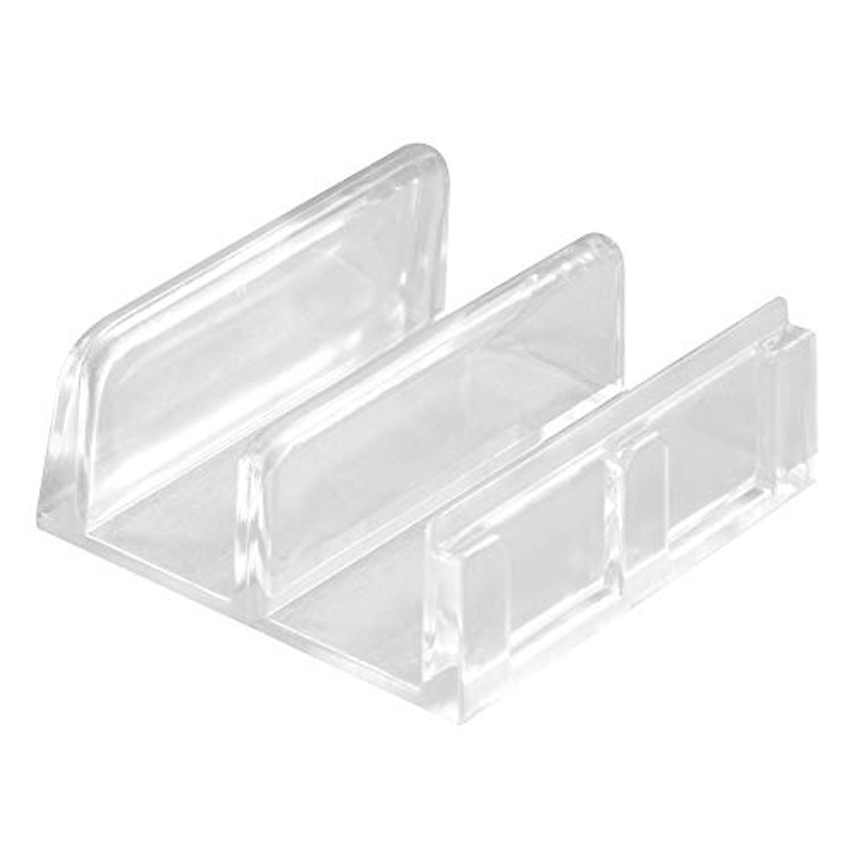 Prime-Line MP6059 Shower Door Bottom Guide Assembly, Fits 1/2 In. Panels (2 Pack)