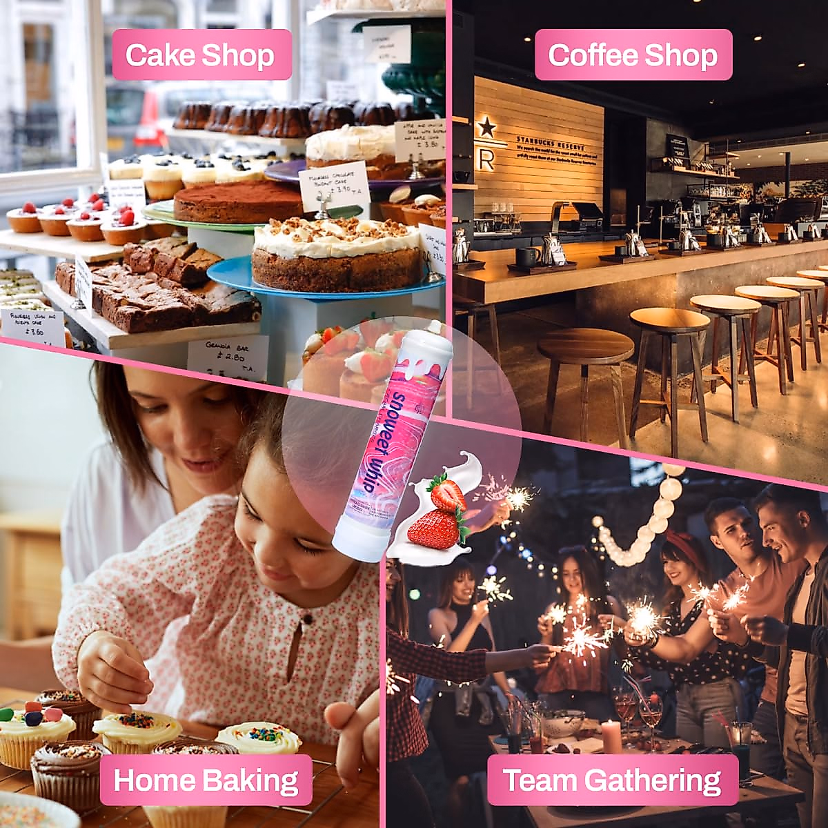 Whipped Cream Charger Cylinder Food Grade Tank Pure whipped cream dispenser 615g Cartridges (4 Cylinder)