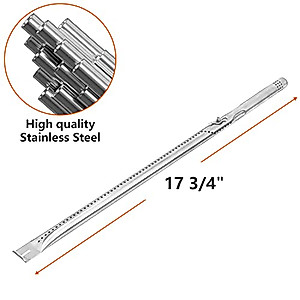 Grill Part Kit for Charbroil Performance 6 Burner Grills 463238218 463244819 463276517 463276617, Replacement for Char-broil 2/4/5 Burner Grills, Heat Plates, Burners, Crossover Tube, Ignition