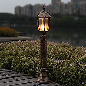 Enlylyog Modern Minimalist Home Villa Garden Lamp, Outdoor Rainproof Lamp,Courtyard Outdoor Lighting Garden Lamp, Community Street Lamp