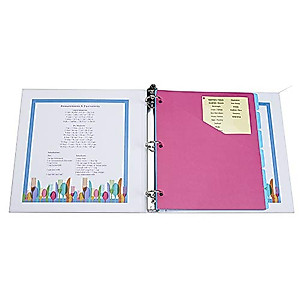 Modern Cuisine Recipe Organizer Binder Bundle with Recipe Cards and Recipe Card Protectors