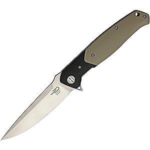 BESTECH KNIVES Swordfish G10 Linerlock Beige BTKG03B