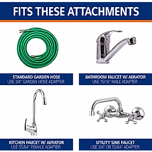 Aqueon Aquarium Fish Tank Water Changer With 50 Foot Hose