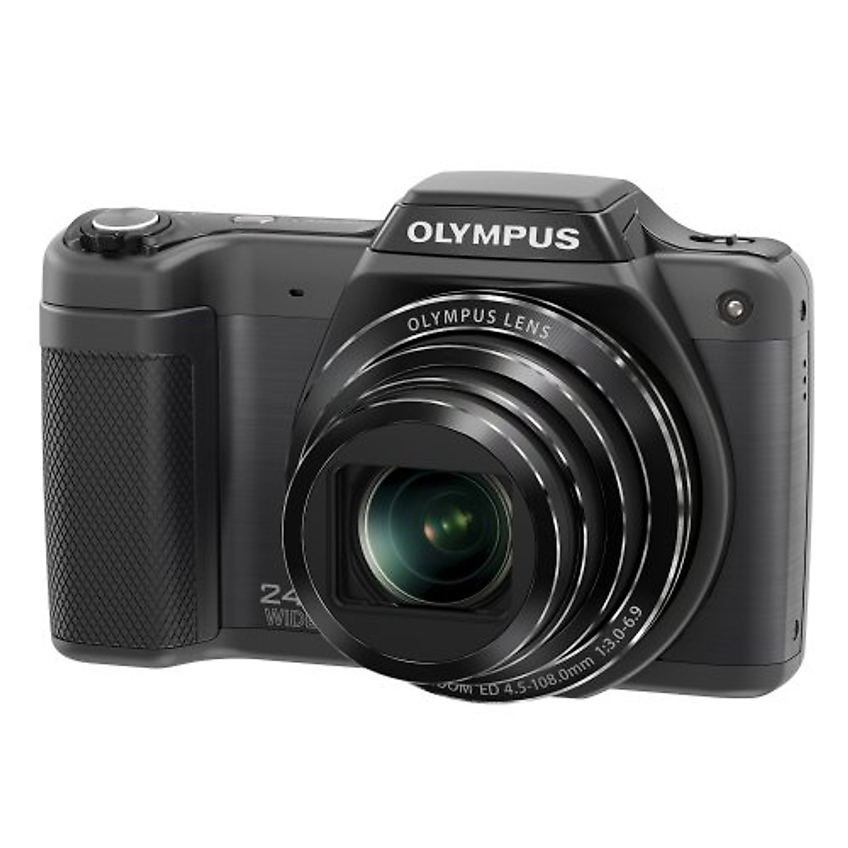 Olympus Stylus SZ-15 Digital Camera with 24x Optical Zoom and 3-Inch LCD (Black) (Old Model)