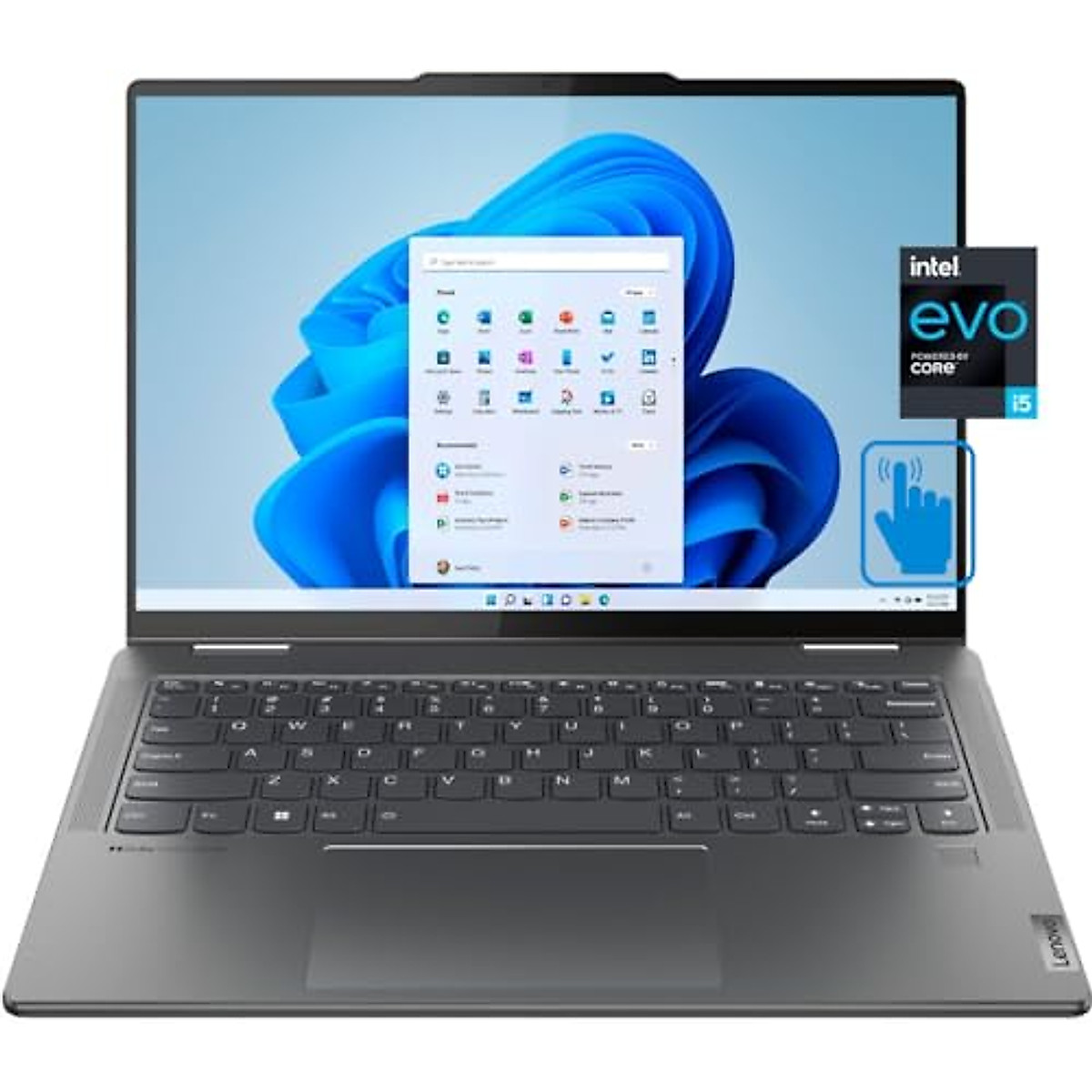 Lenovo Yoga 7i 2-in-1 Laptop 14.0" Touchscreen IPS 2.2K (10-Core i5-1335U Intel Evo Platform, 16GB LPDDR5, 512GB SSD, Backlit KYB, FP Reader, Thunderbolt 4, WiFi 6E, Win 11H) w/Dockztorm Hub