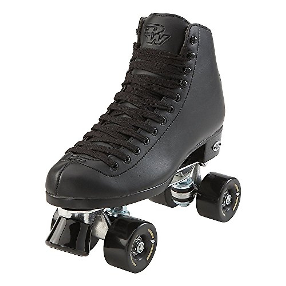 Riedell RW Wave Roller Skate - Quad Roller Skates for Indoor/Outdoor | Black | Size 10
