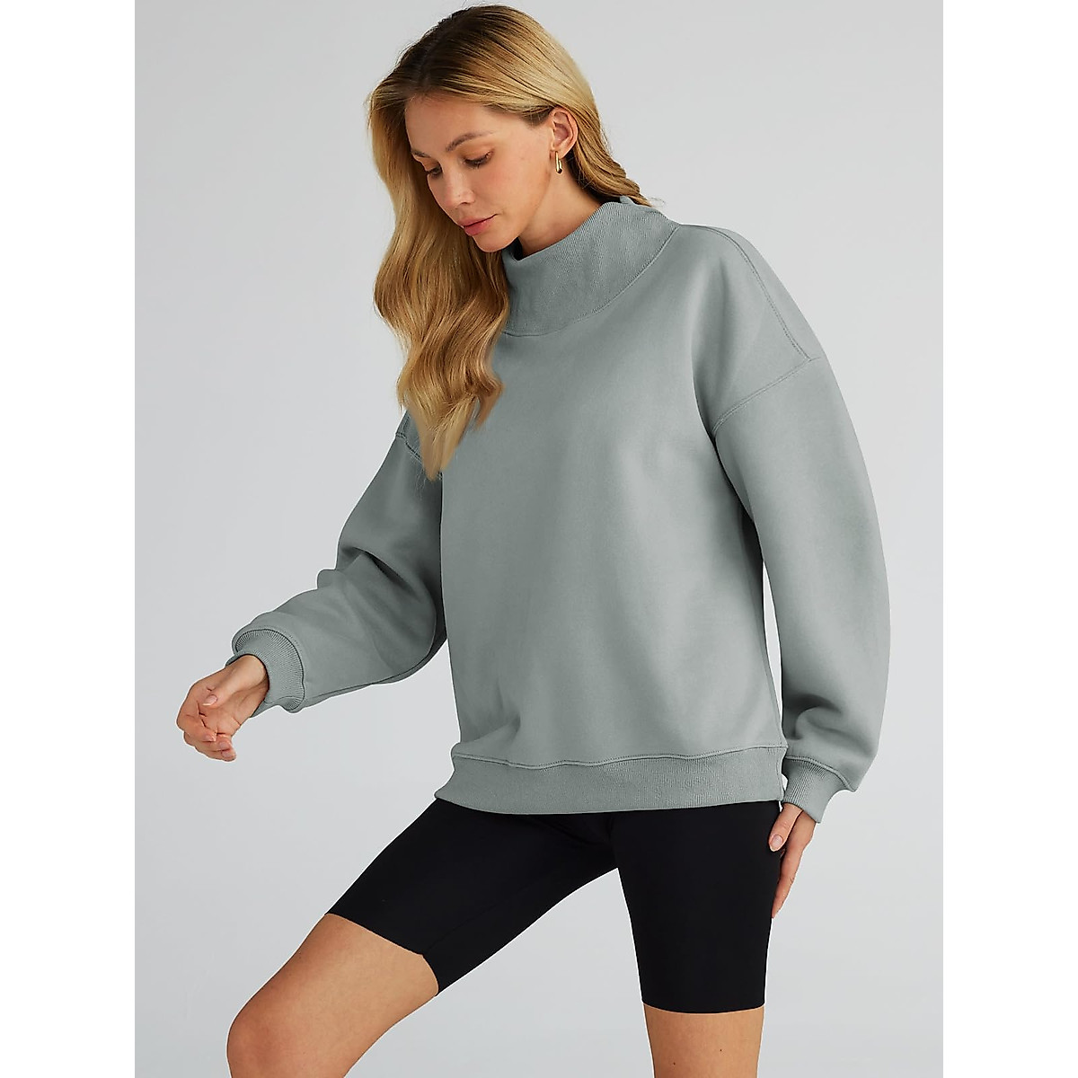 Trendy Queen Womens Oversized Sweatshirts Fall Fashion 2024 Crewneck Pullover Fleece Cute Hoodies Loose Teen Girls Y2K Outfits Clothes