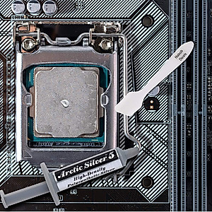 Arctic Silver 5 Thermal Cooling Compound Paste 3.5g High-Density Polysynthetic Silver (AS5 3.5G w/Tool)