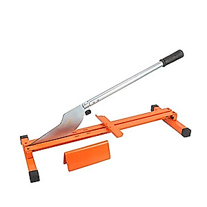 Nisorpa Upgraded Vinyl Plank Cutter Manual Laminate Floor Cutting Tool with Movable V Support Heavy Duty Steel Quick Cut for 8-12inch Wide Floor Tiles