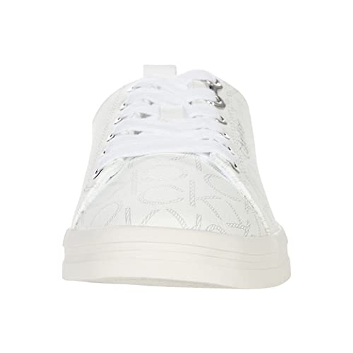 Calvin Klein Womens Michaela White/White 8 M