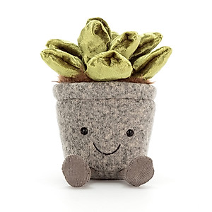 Jellycat Silly Succulent Jade Plant Plush, 7 inches