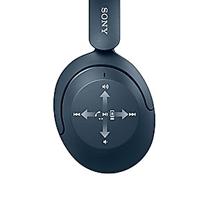 Sony Extra Bass Wireless Noise Cancelling Bluetooth Headphone, up to 30hr Battery, Over-Ear - Optimised for Alexa and Google Assistant, Hands-Free Calls - WH-XB910NL.CE7 - Limited Edition - Stone Blue