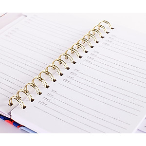 Kate Spade New York Address Book with A-Z Tabs, Navy Floral Leatherette Telephone Book Includes Birthday/Anniversary Calendar and 146 Contact Pages, Swing Flora