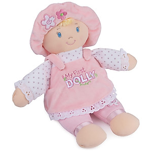 GUND Baby My First Dolly, Plush Doll for Babies and Toddlers, Pink/White, 13”