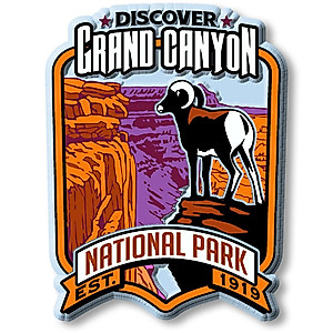 Grand Canyon National Park Magnet by Classic Magnets, 2.5" x 3.2", Collectible Souvenirs Made in The USA