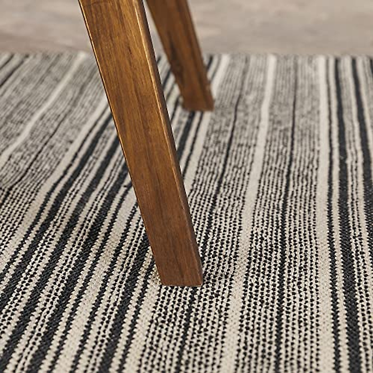 Walker Edison Maarten Modern Solid Acacia Wood Slatted Outdoor Coffee Table, 30 Inch, Dark Brown