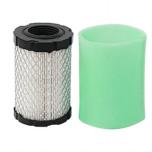 Fremnily 796031 Air Filter with 797704 Pre Filter Compatible with Briggs Stratton 992376 590825 591334 594201 OEM Air Cleaner Cartridge Fits Lawn Mower Air Cleaner Element