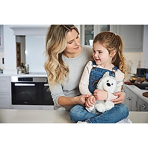 Warmies Plush Husky Microwavable Wheat Bag Scented with French Lavender, Hot or Cold Teddy for Relaxation and Warm Relief, Weighted Teddy Wheat Bag