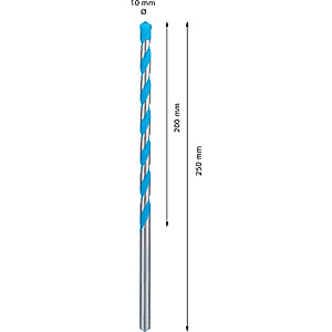Bosch Professional 1x Expert CYL-9 MultiConstruction Drill Bit (for Concrete, Ø 10,00x250 mm, Accessories Rotary Impact Drill)