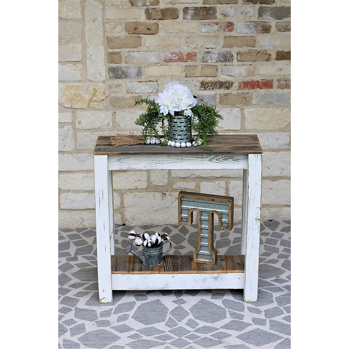 White Combo 30'' Console Table