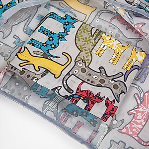 KINGMAS 5 Pack Reusable Grocery Bags, Eco-Friendly Folding Tote Shopping Bag fits in Pocket, Washable Waterproof Nylon holds Heavy Groceries Pouch Bags