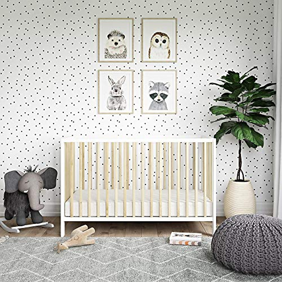Safety 1st Heavenly Dreams Ultra Baby Crib & Toddler Bed Mattress, Machine Washable, Breathable, Removable Cover, Firm, Fits Standard Size Cribs & Toddler Beds