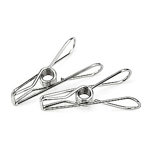 OHPHCALL 20pcs Large Metal Book Clasp Chip Clips Storage Binder Clips for Food Packaging Reusable Snack Bag Clips Sealing Clips for Food Packages Multi-Functional Kitchen Supplies