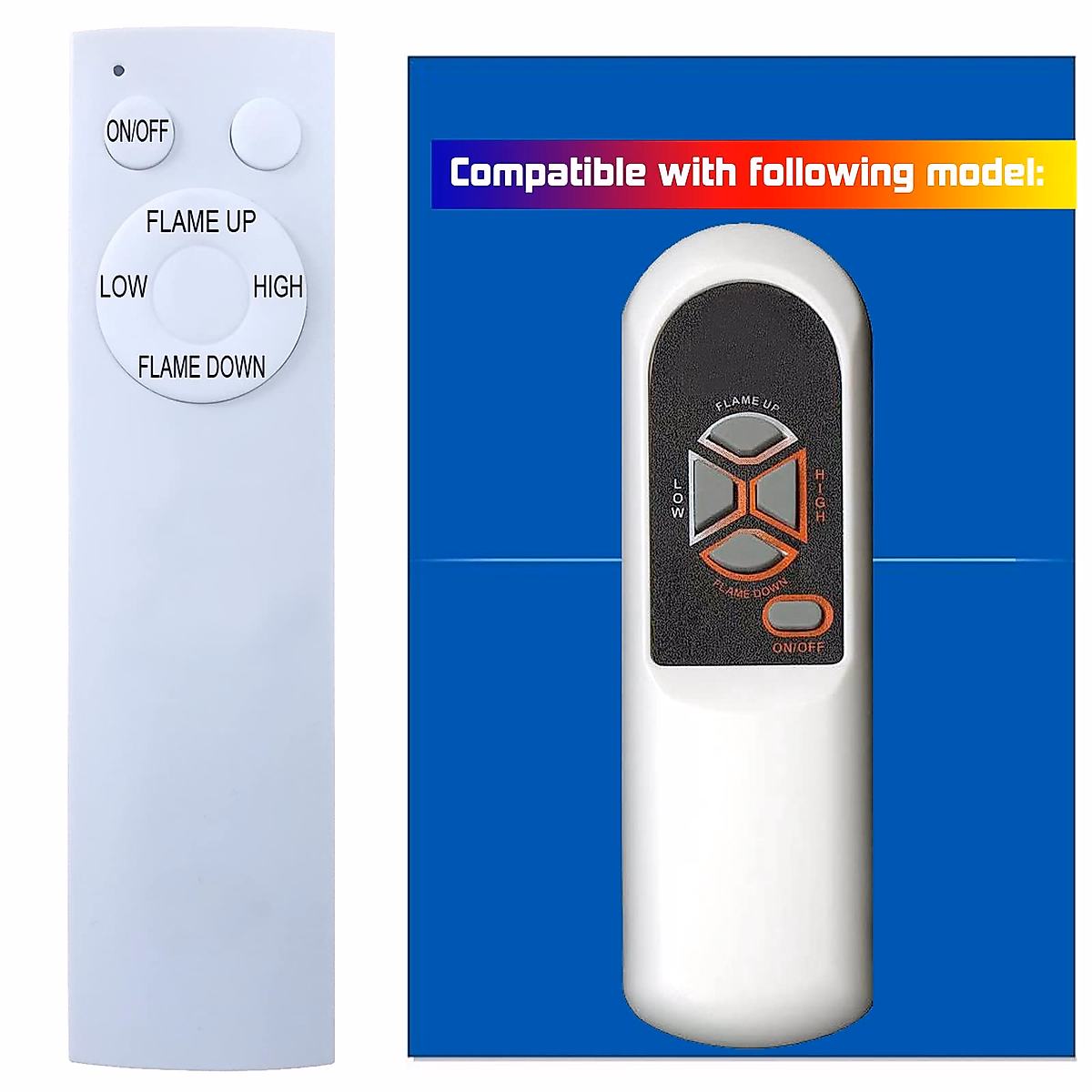 GENGQIANSI Replacement for Heat Surge Electric Fireplace Heater Remote Control Model All Models X23 M5 M6