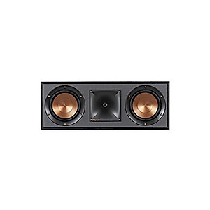 Klipsch R-52C Powerful Detailed Center Channel Home Speaker - Black
