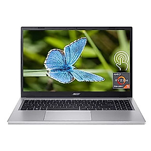 Acer 2023 Newest Aspire 3 Laptop, 15.6 Inch FHD Touchscreen Display, AMD Ryzen 5 7520U Processor, 16GB DDR5 RAM, 512GB SSD, AMD Radeon Graphics, Bluetooth, WiFi 6, Windows 11 Home, Silver