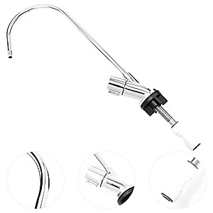 1pc Gooseneck Faucet Toilet Faucet Sprayer Accessories for Water Purifier Sink Tap Gooseneck Water Tap Nebulizer Accessories Bathroom Faucet Quick Plug Ceramic Spool Metal