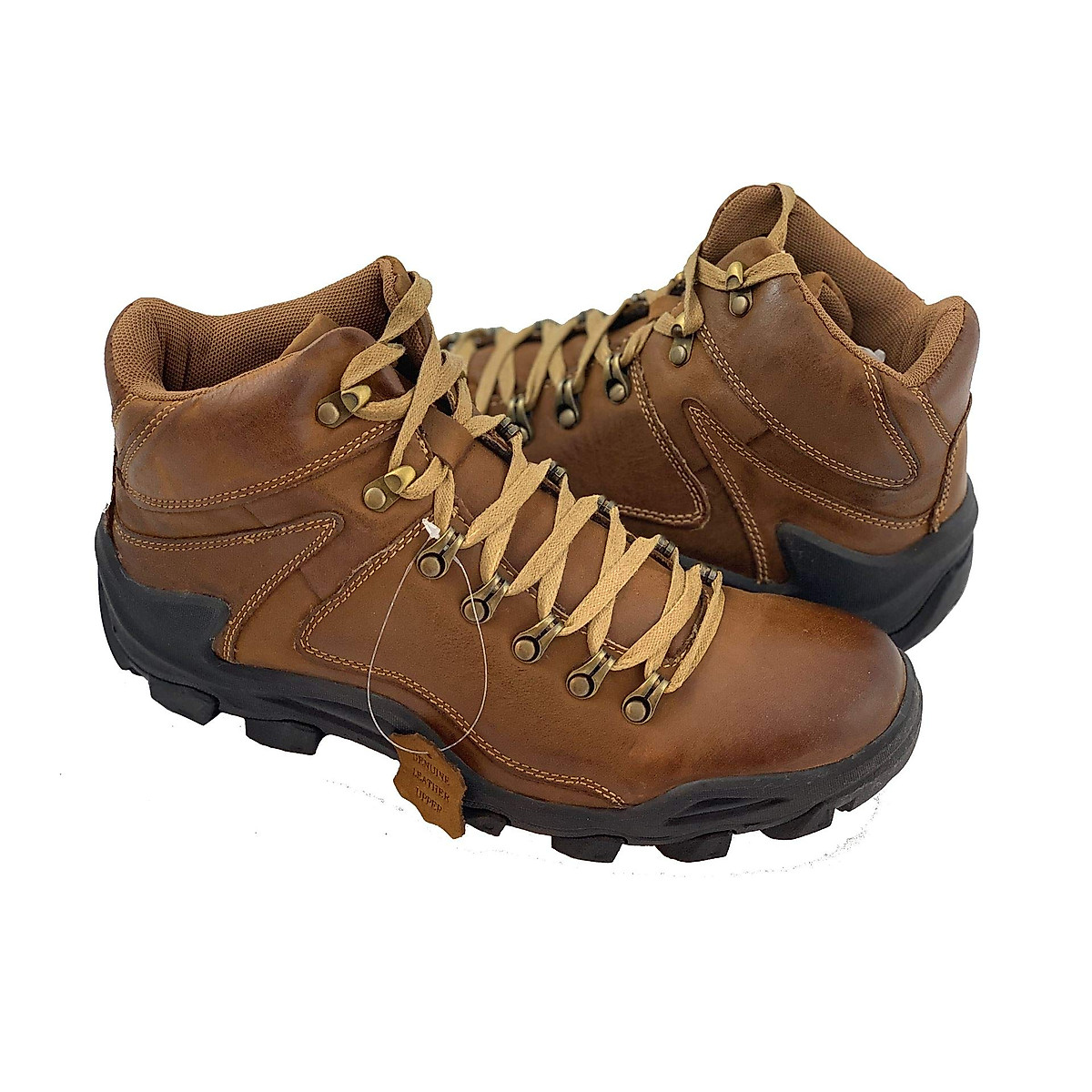 Labo Pro Reactive Men's Water resistant Hiking Boot, Genuine Leather 5120LP-BROWN-10