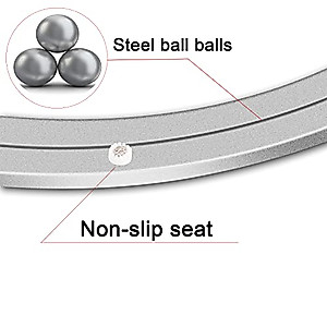 Lazy Susan 20 Inchs Aluminum Bearing Metal Rotating Turntable Bearings Swivel Plate Hardware for Dining-Table and Workbench