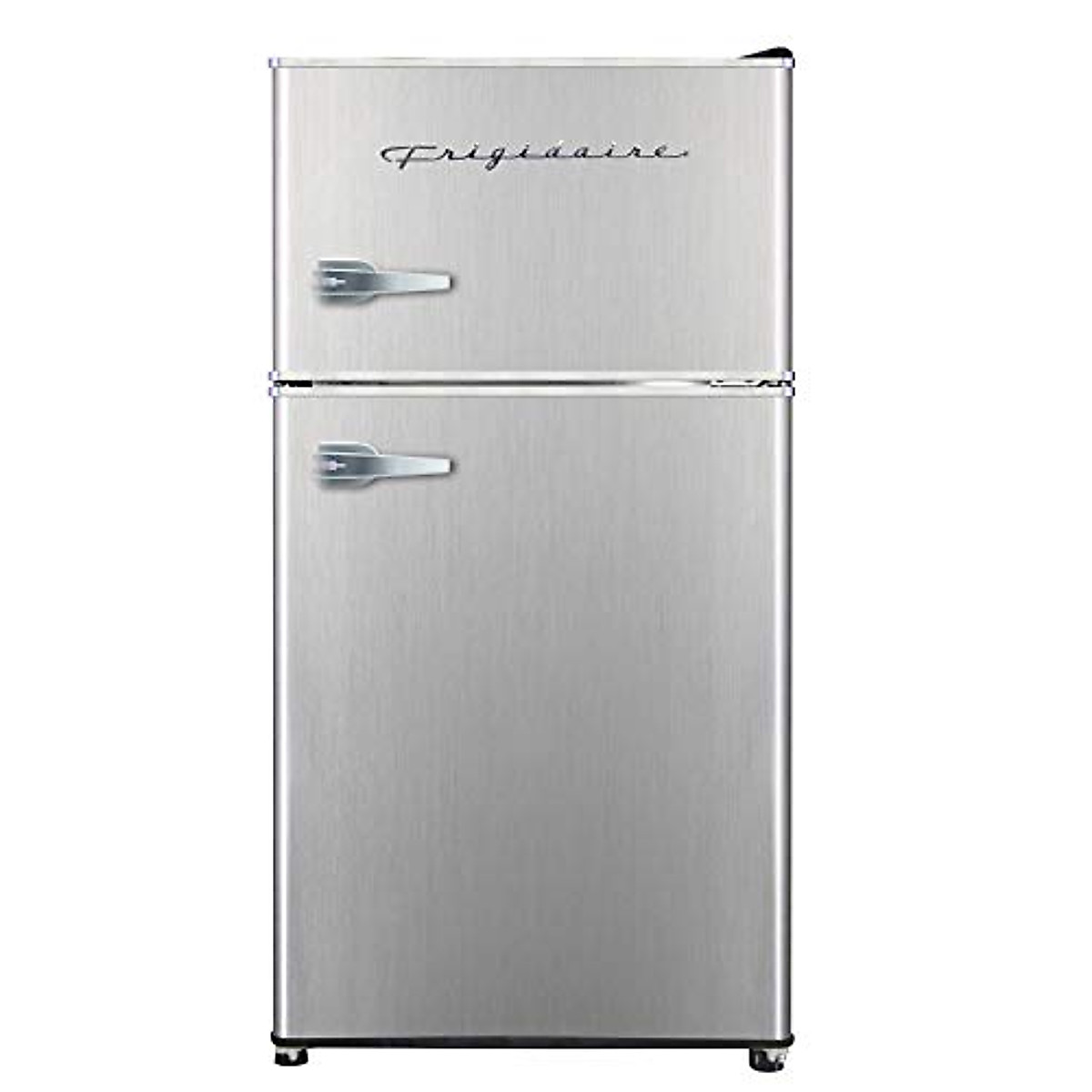 Frigidaire EFR341, 3.2 cu ft 2 Door Fridge and Freezer, Platinum Series, Stainless Steel, Double