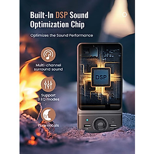 OROW USB Computer Speakers,Hi-Fi Stereo External Speakers for PC,16W Desktop Speaker,Built-in DSP Sound Chip, Deep Bass&Pure Vocal,Laptop Speakers with Headphone Jack(S203)