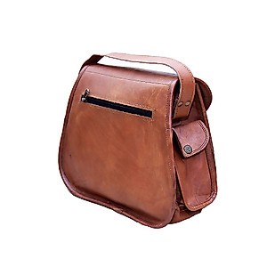 C.P Leather Women's Genuine Leather Tote Shoulder Crossbody Sling Bag Big Capacity Tassel Purses Handbag