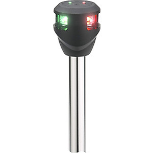Attwood Bi-Color Lightarmor LED Navigation - Pole Light Red-Green - 10" - Boat Bi-Color Lightarmor LED Navigation - Pole Light NV6LC2-10-7 Red-Green - 10" - Boat