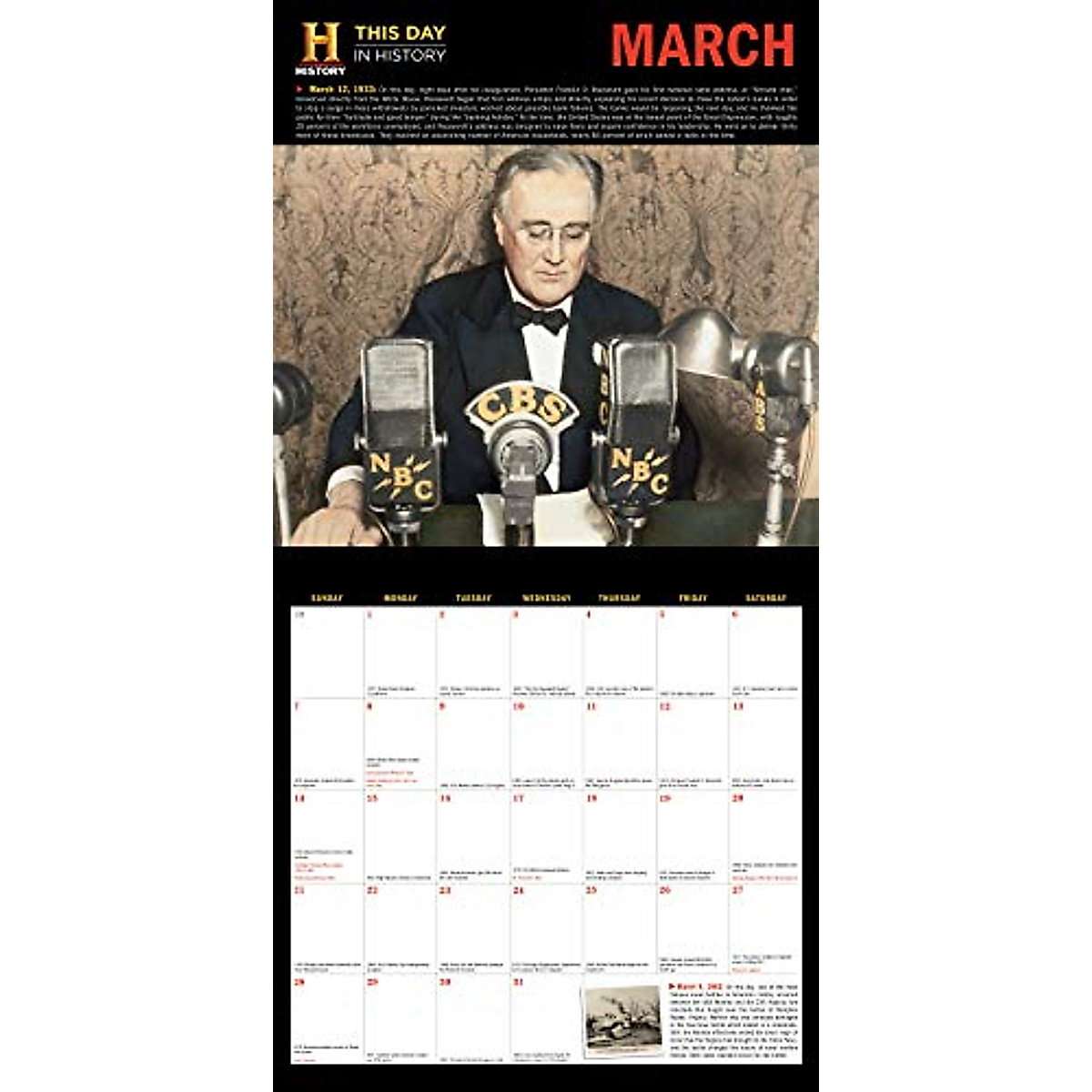 2021 History Channel This Day in History Wall Calendar: 365 Remarkable People, Extraordinary Events, and Fascinating Facts
