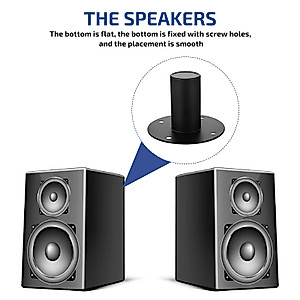 1 Pc Speaker Stage Seat Metal Speaker Bracket Iron Speaker Bracket Metal Speaker Stand Speaker Cabinet Pole Mount Iron Speaker Stand Speaker Holder Speaker Base Speaker Stand Mount