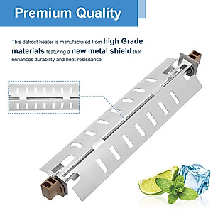 Aekops WR51X10055 Defrost Heater Kit Compatible with GE Hotpoint Refrigerator, Replaces WR51X10030 AP3183311, Incloud WR55X10025 Refrigerator Temperature Sensor and WR50X10068 Defrost Thermostat